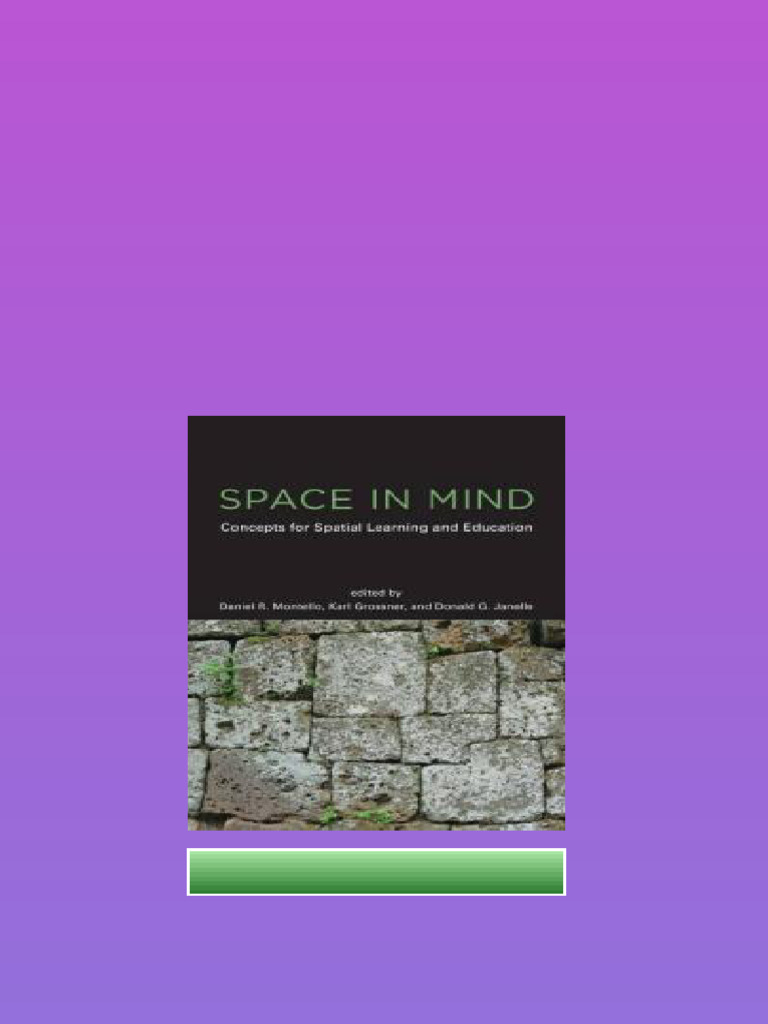 Space In Mind Concepts For Spatial Learning And Education 1st Edition ...