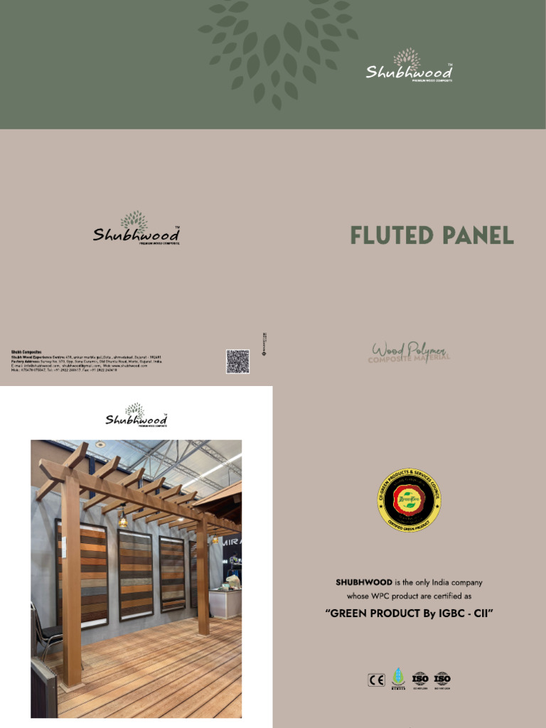 Shubhwood WPC Fluted Panel | PDF