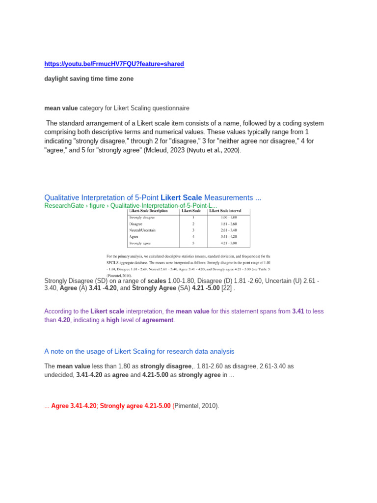 0000 A Note On The Usage of Likert Scaling For Research Data Analysis ...