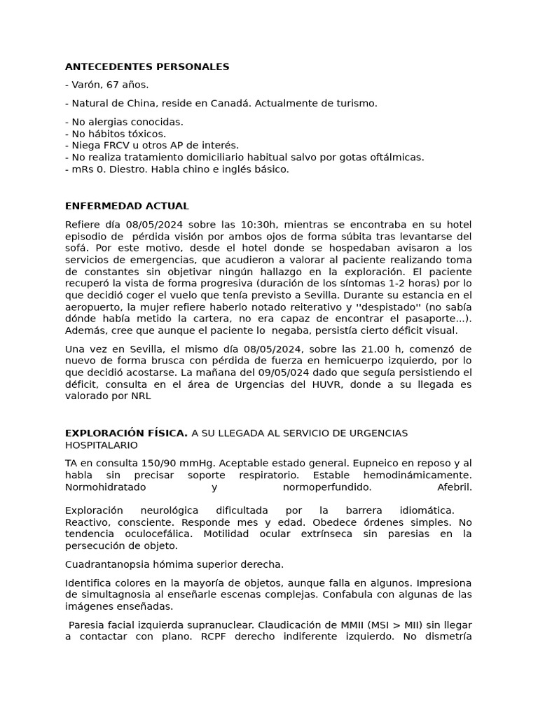 Simultagnosia en paciente mayor chino | PDF | Lóbulo temporal | Lóbulo ...