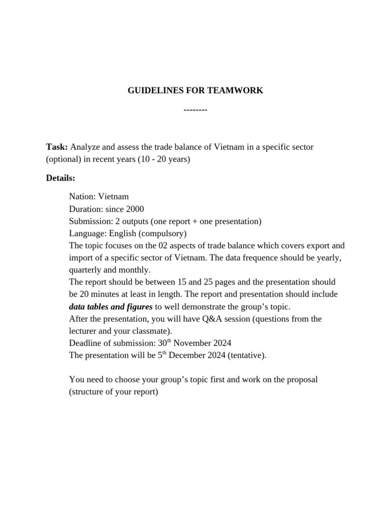 Guidelines for Teamwork | PDF