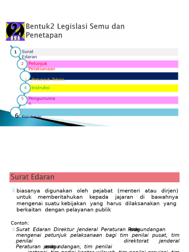Bentuk legislasi_semu dan penetapan | PDF
