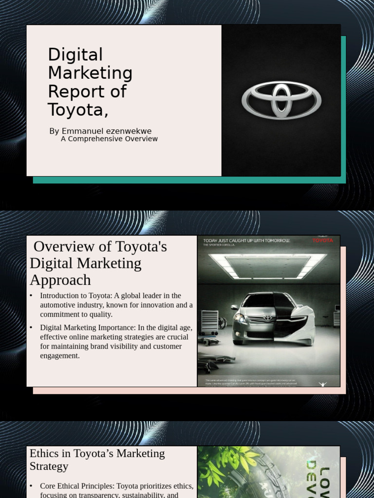 Toyota's Digital Marketing Strategy Overview | PDF | Digital Marketing ...