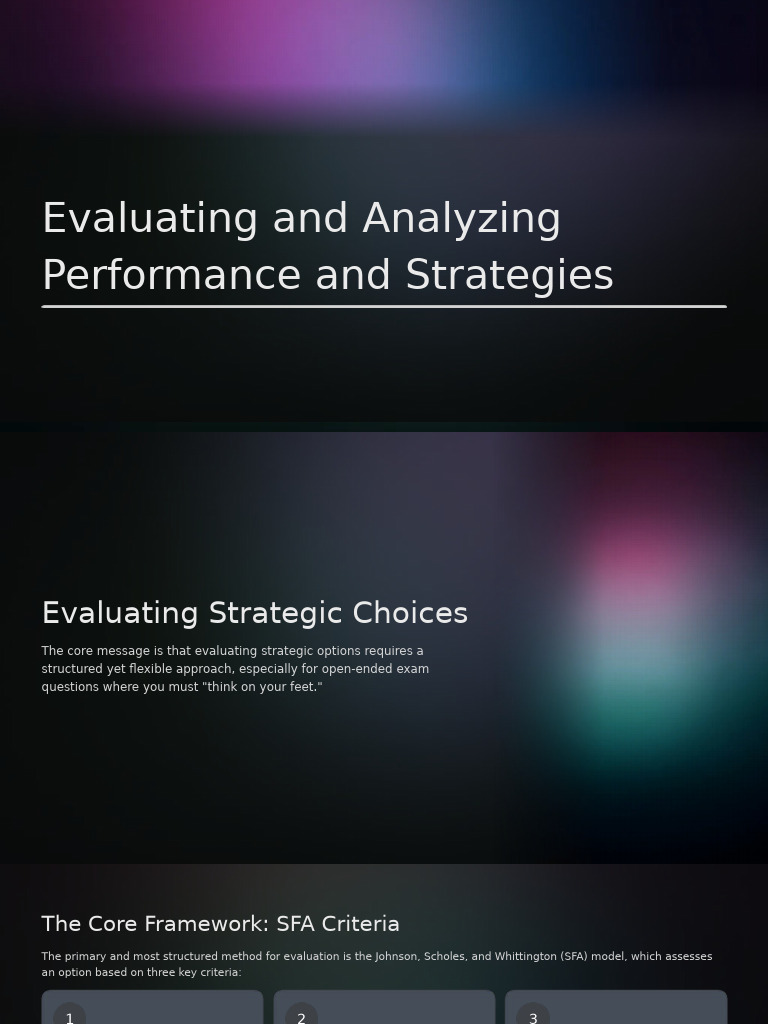 Chapter 12evaluating and Analyzing Perf... | PDF | Feasibility Study ...