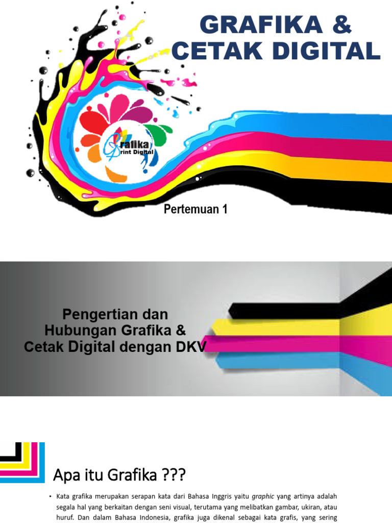 Pertemuan 1 Grafika Cetak Digital 01 | PDF