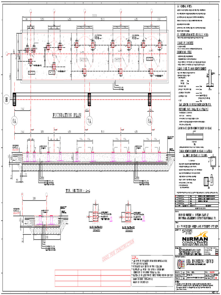 B-25023-Me-yeast Tanks Foundation Detail r3 | PDF
