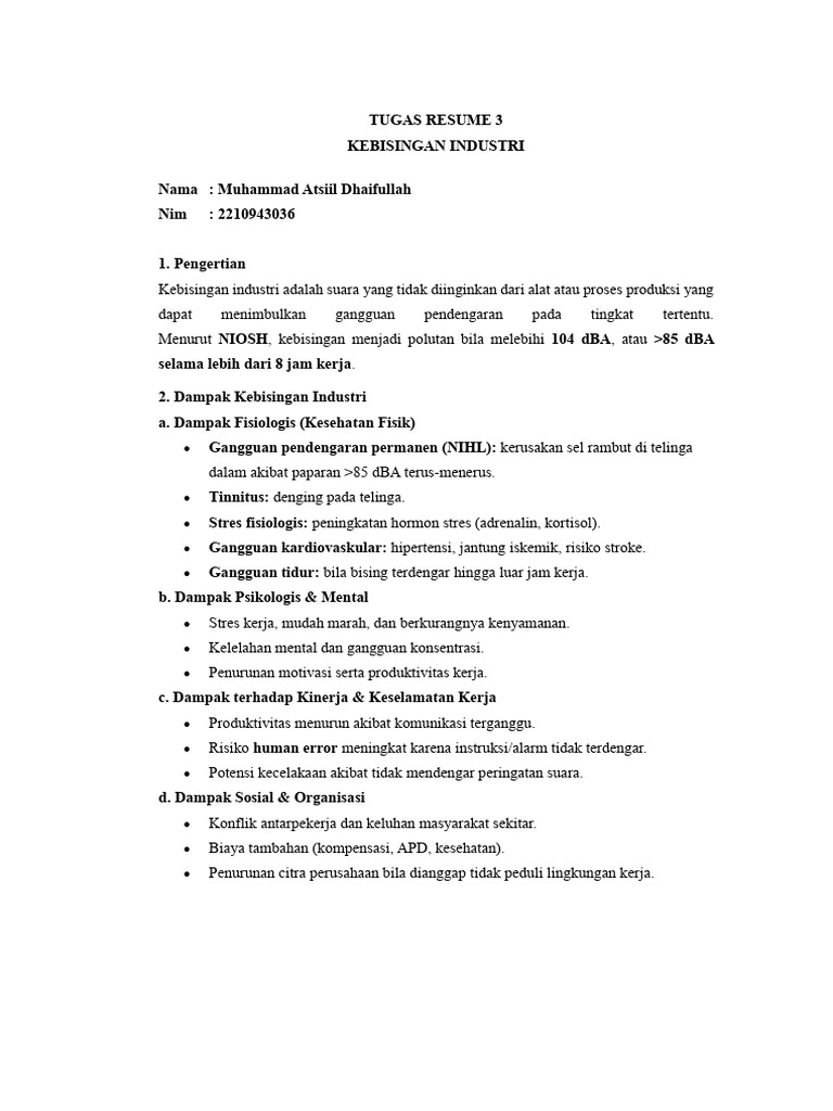 Tugas Resume 3 Muhammad Atsiil Dhaifullah-2210943036 | PDF