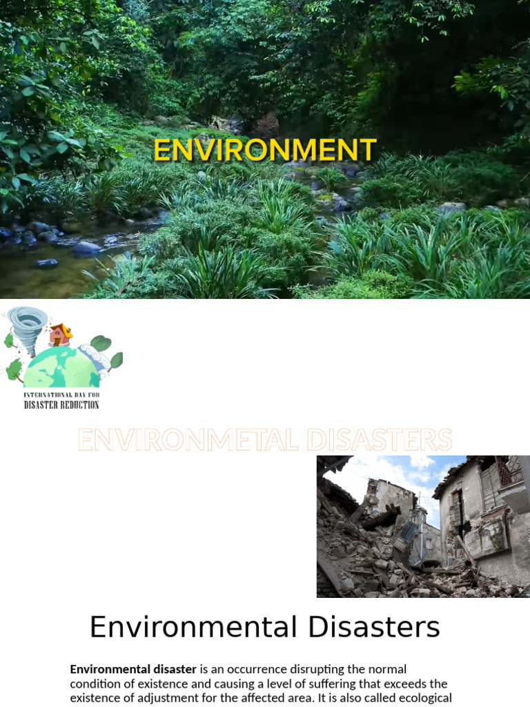 Understanding Environmental Disasters | PDF | Flood | Cyclone