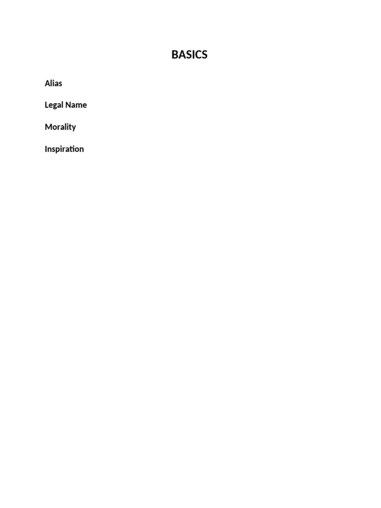 Basics | PDF