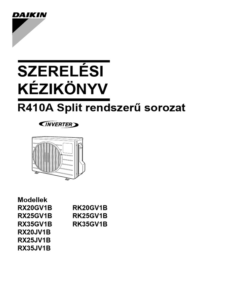 RX20!25!35GV1B RK20!25!35GV1B RX20-25-35JV1B IM 3PHU207974-1D ...