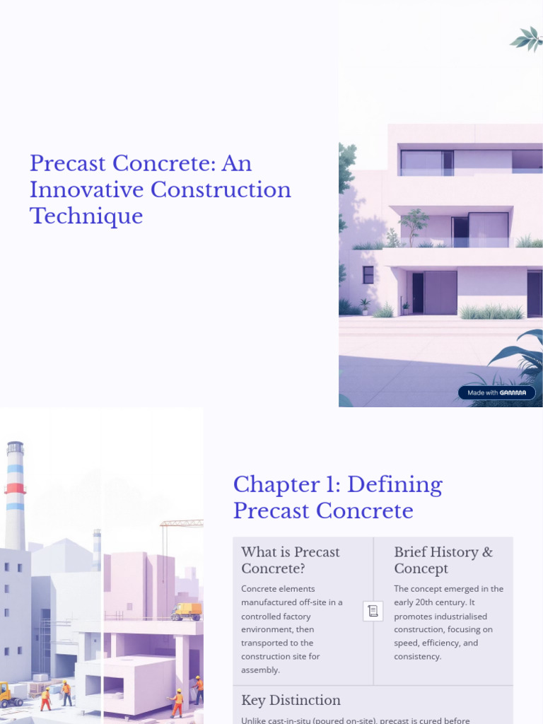 Precast Concrete: Benefits & Process Overview | PDF | Concrete ...