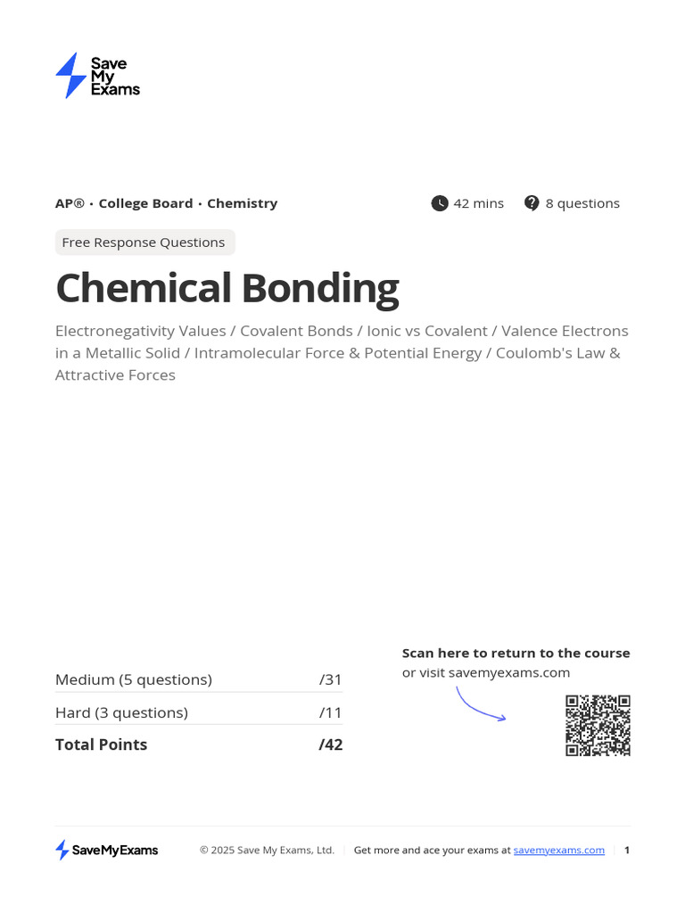 Chemical Bonding and Electronegativity Guide | PDF | Chemical Polarity ...