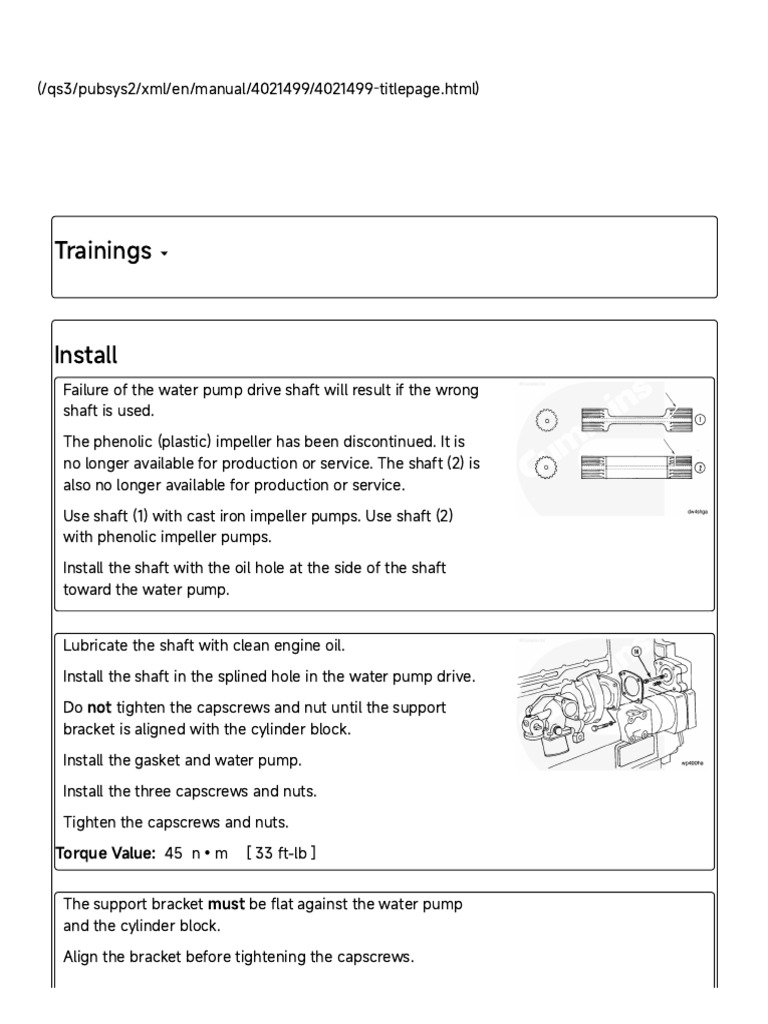 6.8 Water Pump | PDF