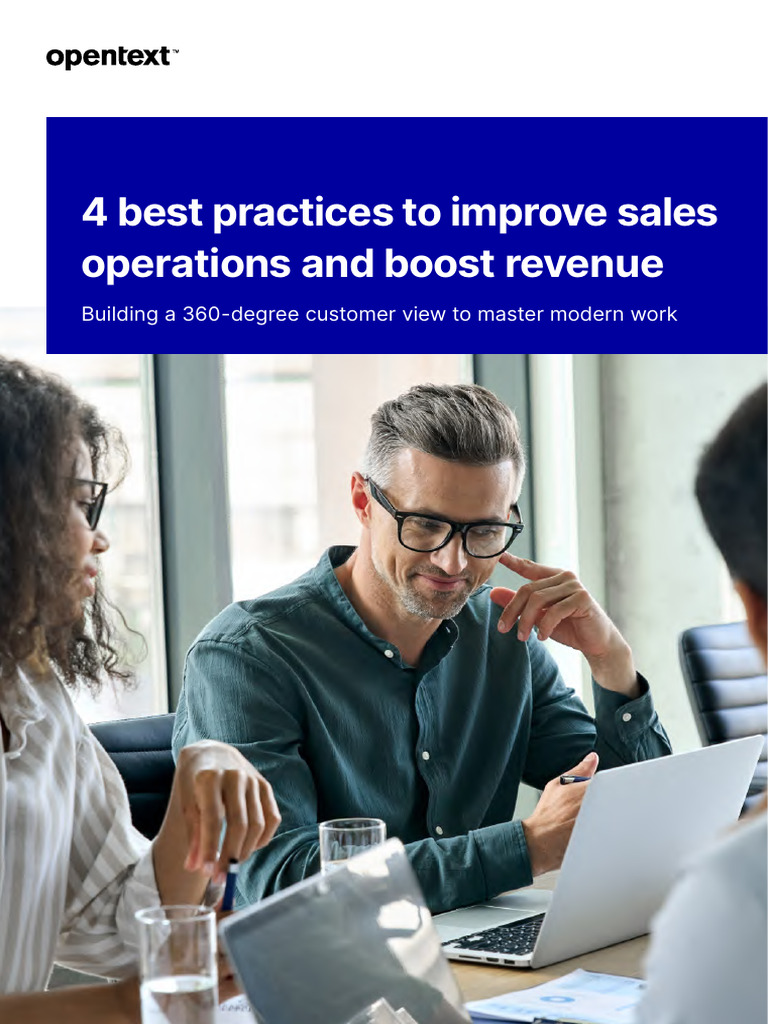 Boost Sales Operations: 4 Best Practices | PDF | Customer Relationship ...