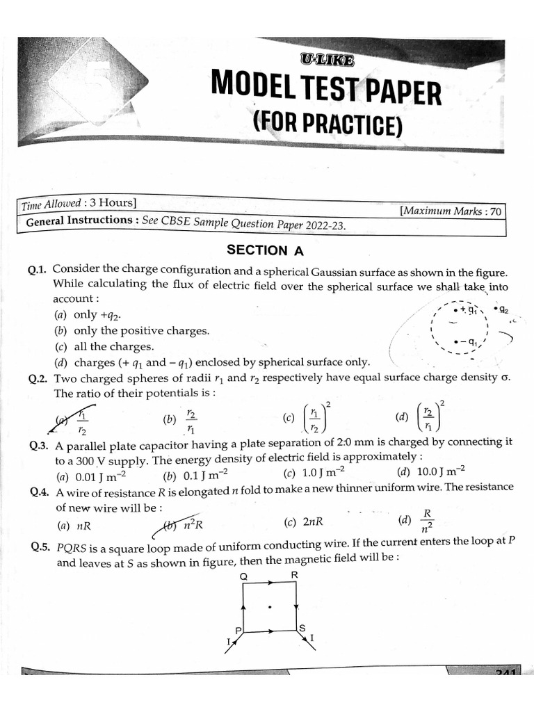 Sample Paper Xii | PDF