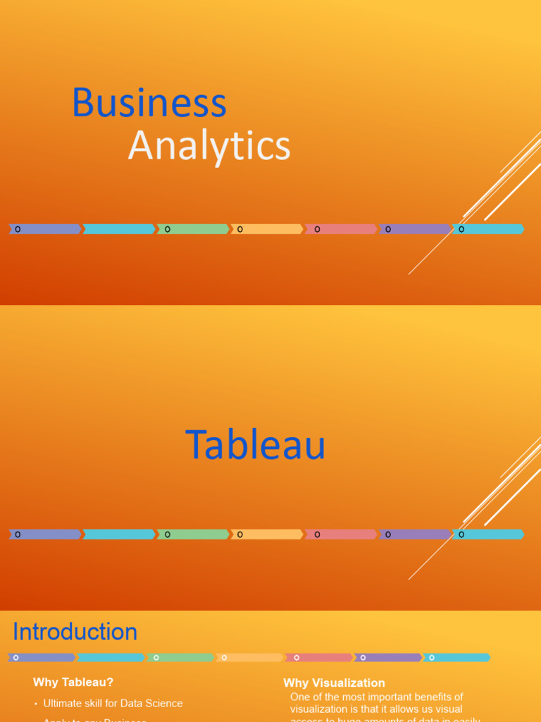 Tableau - Ineuron - Final (2) | PDF | Analytics | Business Intelligence