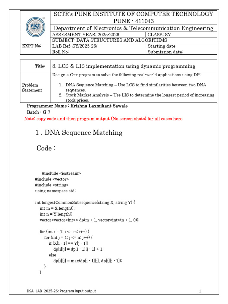 DSA_8 | PDF | C++ | Computer Programming