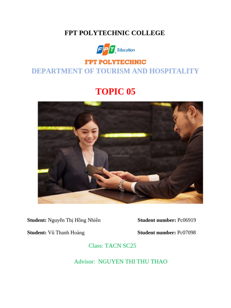 FPT Polytechnic Nguyễn Nhiên - Thanh Hoàng | PDF