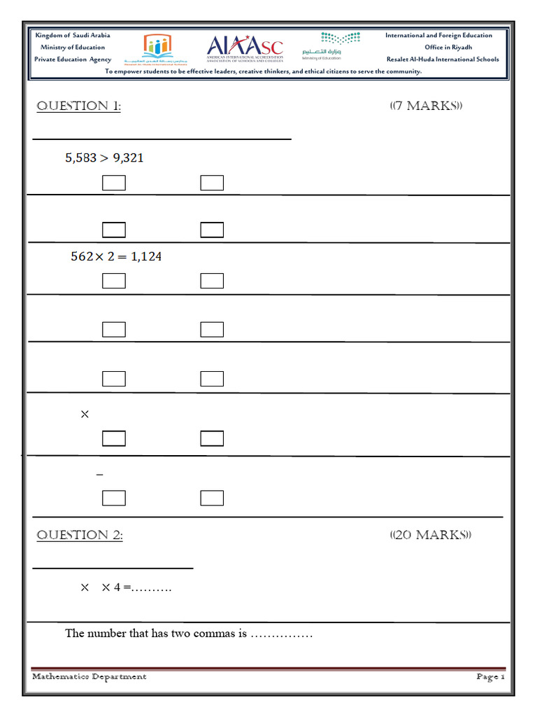 G 4 1st Term Exam Model A 23-24 | PDF | Chess Openings | Chess Theory