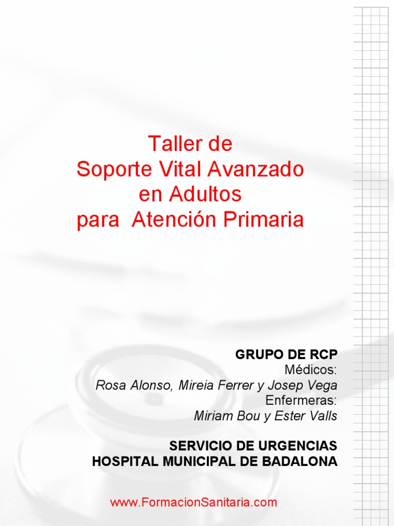 Manual RCP 1 | PDF | Reanimación cardiopulmonar | Paro cardíaco