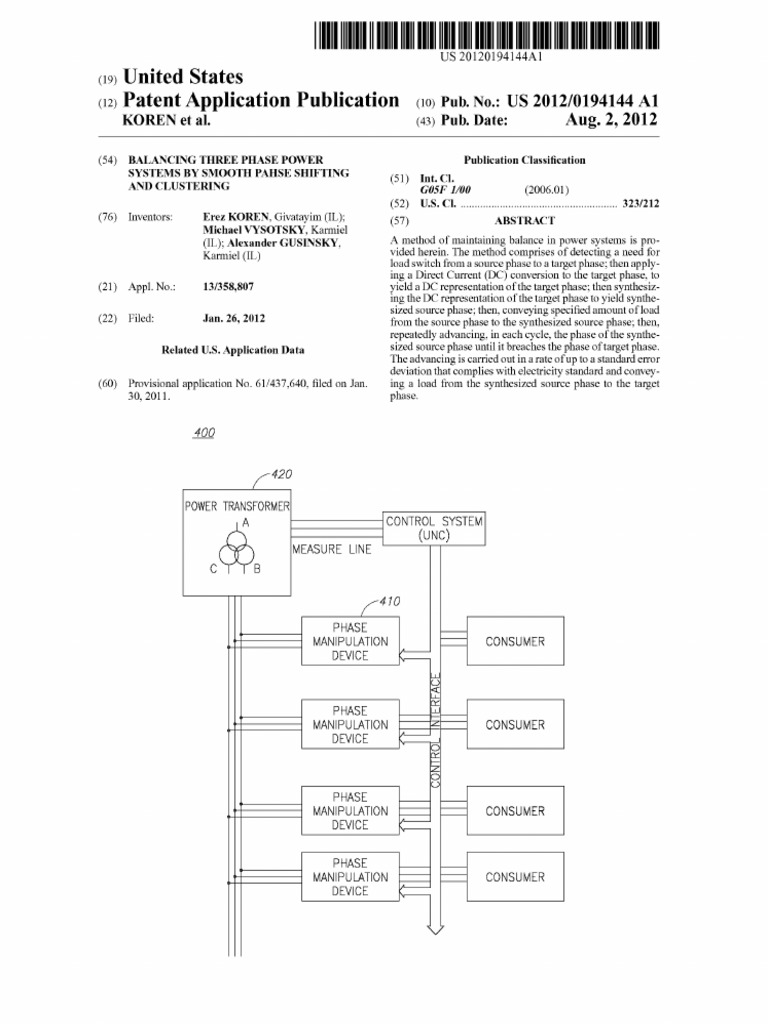 Balancing Three Phase Power Systems by Smooth Pahse Shifting and ...