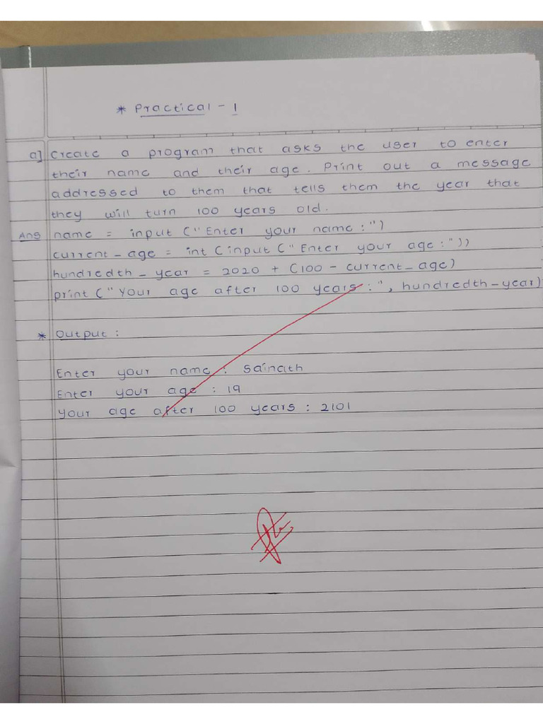 Python Practical | PDF