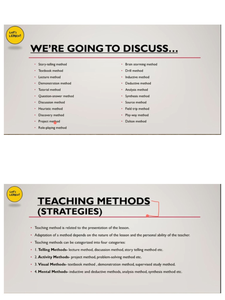 Methods of Teaching | PDF