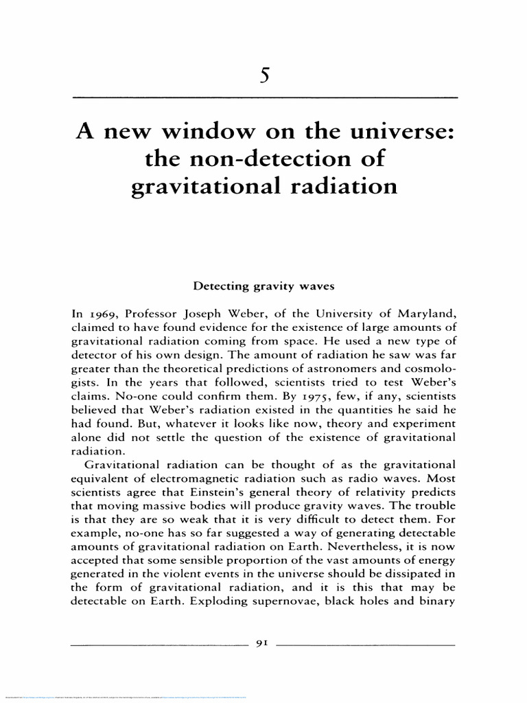 Collins and Pinch - 2012 - A New Window On The Universe The Non ...