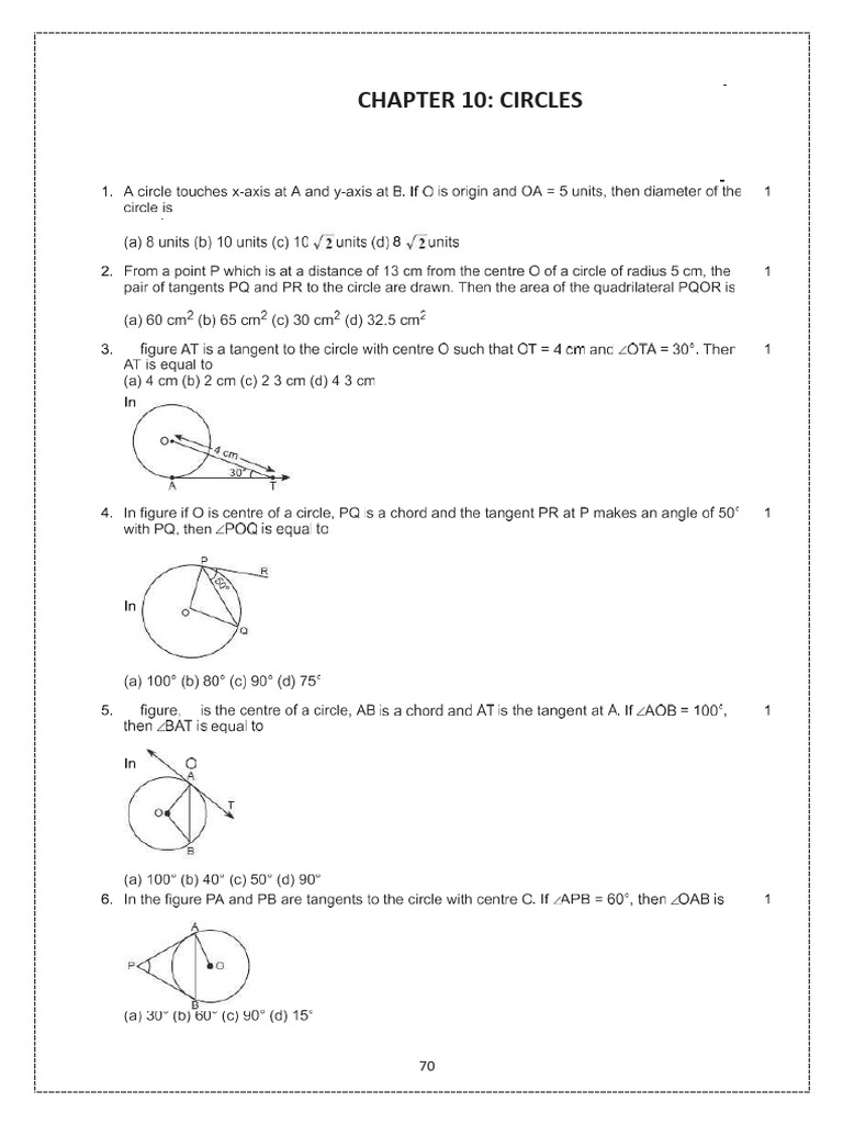Area and Properties of Circles | PDF | Area | Circle