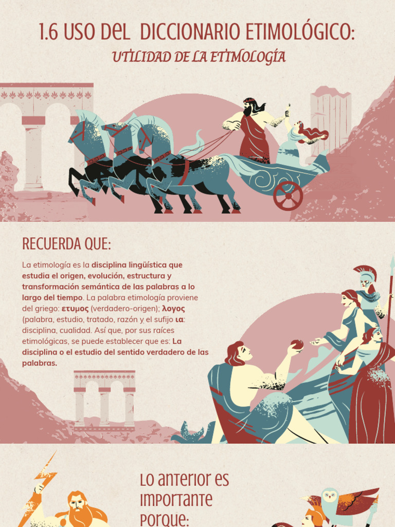 Importancia del Diccionario Etimológico | PDF | Lingüística | Palabra