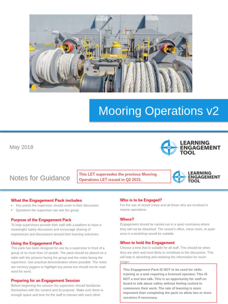 mooring-operations-let | PDF | Communication | Safety