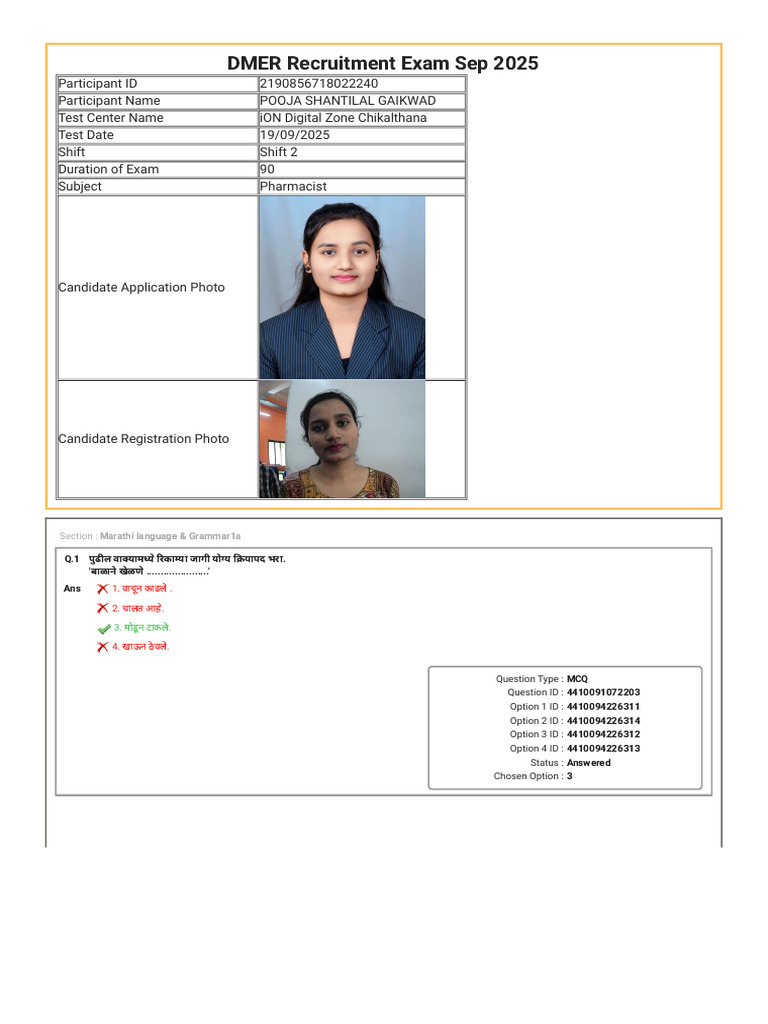 DMER Recruitment Exam Sep 2025 | PDF | Medicinal Chemistry | Pharmacology