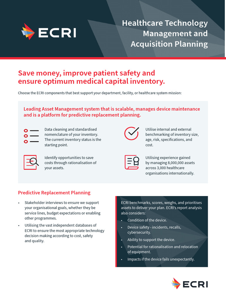 ECRI Healthcare Technology June2387 | PDF | Patient Safety | Health Care