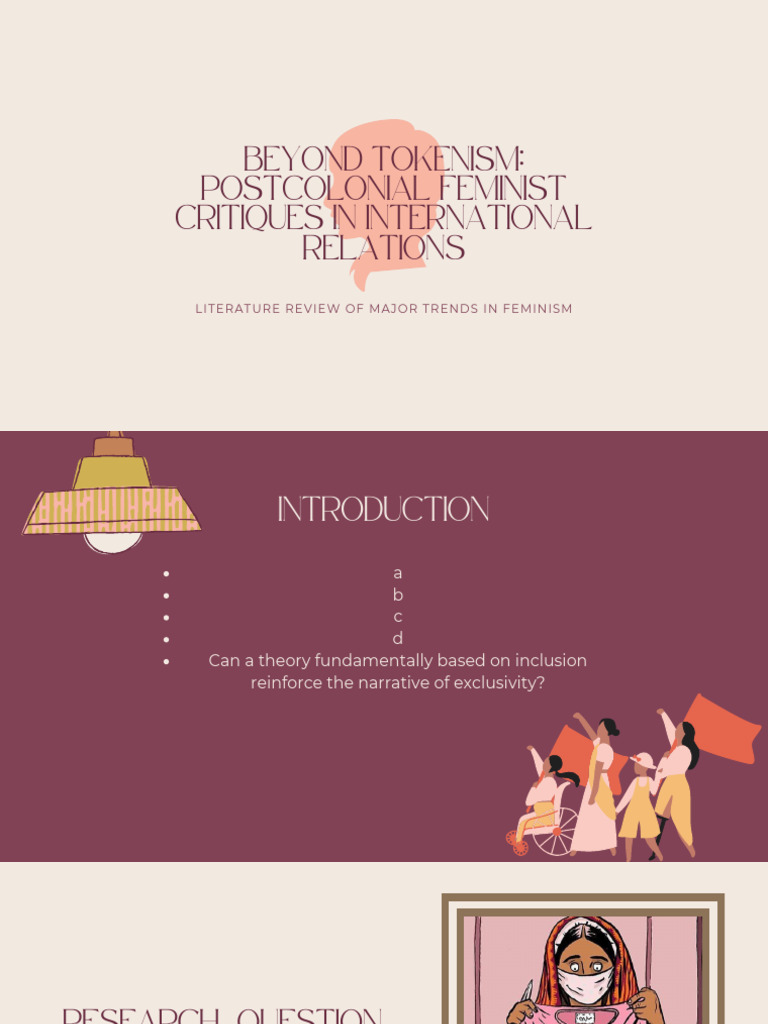 Postcolonial Feminist Critiques in IR | PDF | Intersectionality | Feminism
