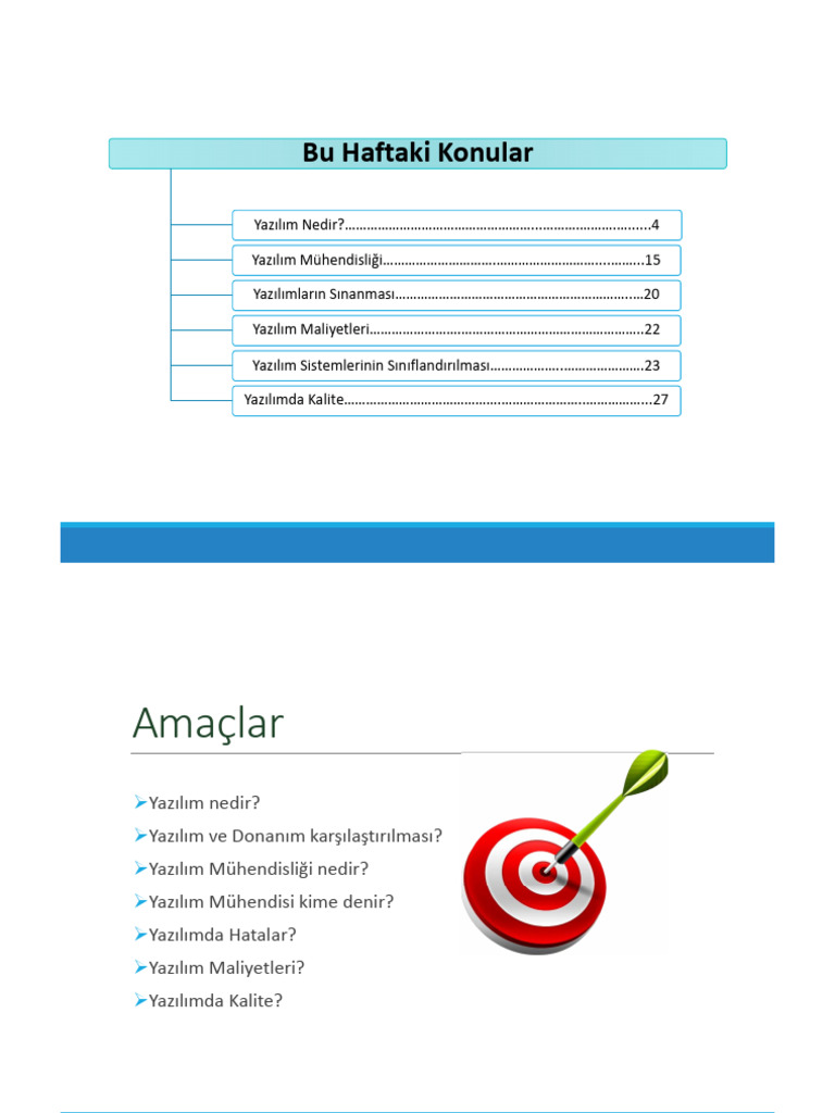 Bu Haftaki Konular | PDF