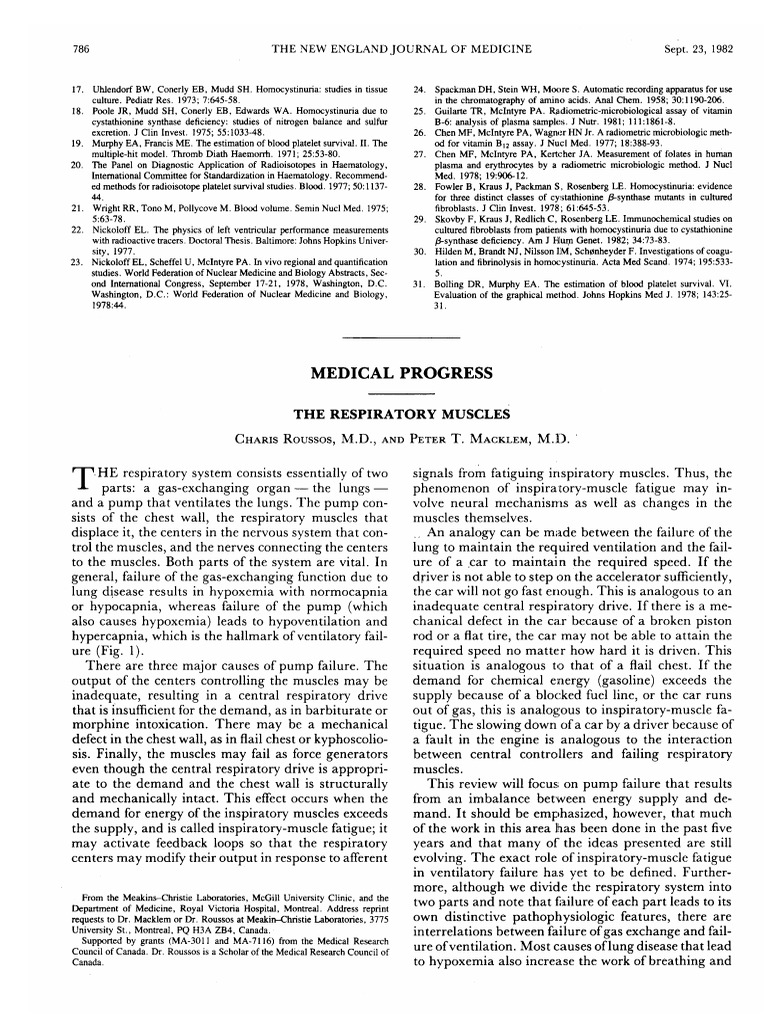 The Respiratory Muscles | PDF