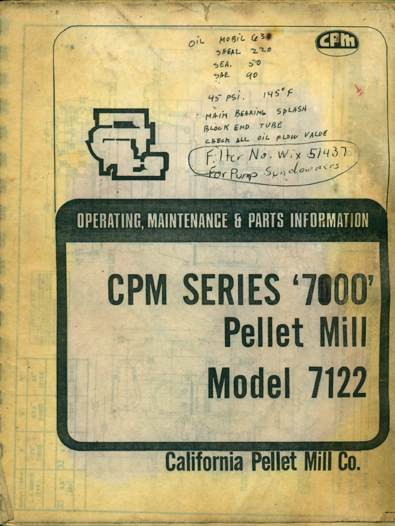 CPM7000-Operacion y Mantenimiento | PDF