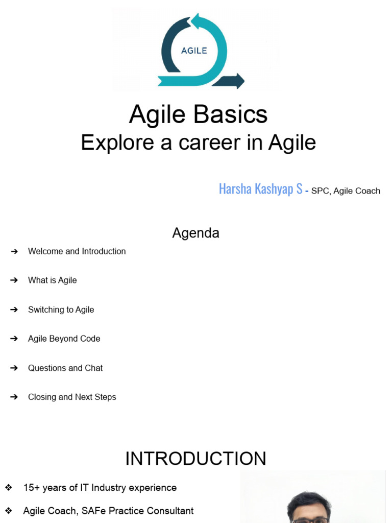 Agile Career Paths and Principles Guide | PDF | Agile Software ...