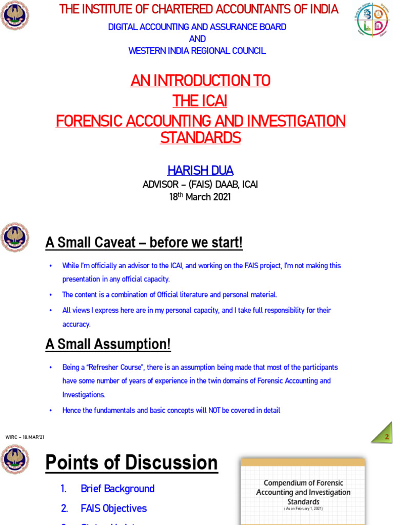 Forensic Accounting ICAI | PDF | Hypothesis | Expert