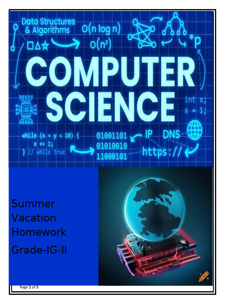 Summer Computer Science Homework 2025 | PDF | Source Code | Assembly ...
