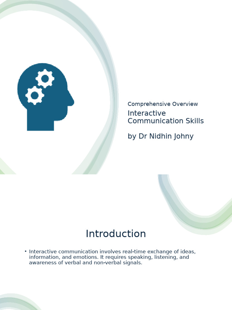 Mastering Interactive Communication Skills | PDF | Communication ...