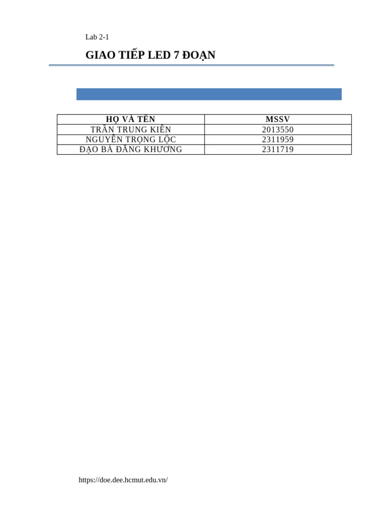 Báo Cáo Tn Vxl Lab2_1_l05_tổ _5docx. | PDF