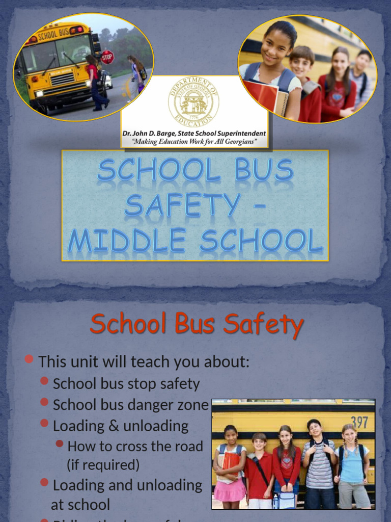 School Bus Safety Guidelines for Students | PDF | School Bus | Bus