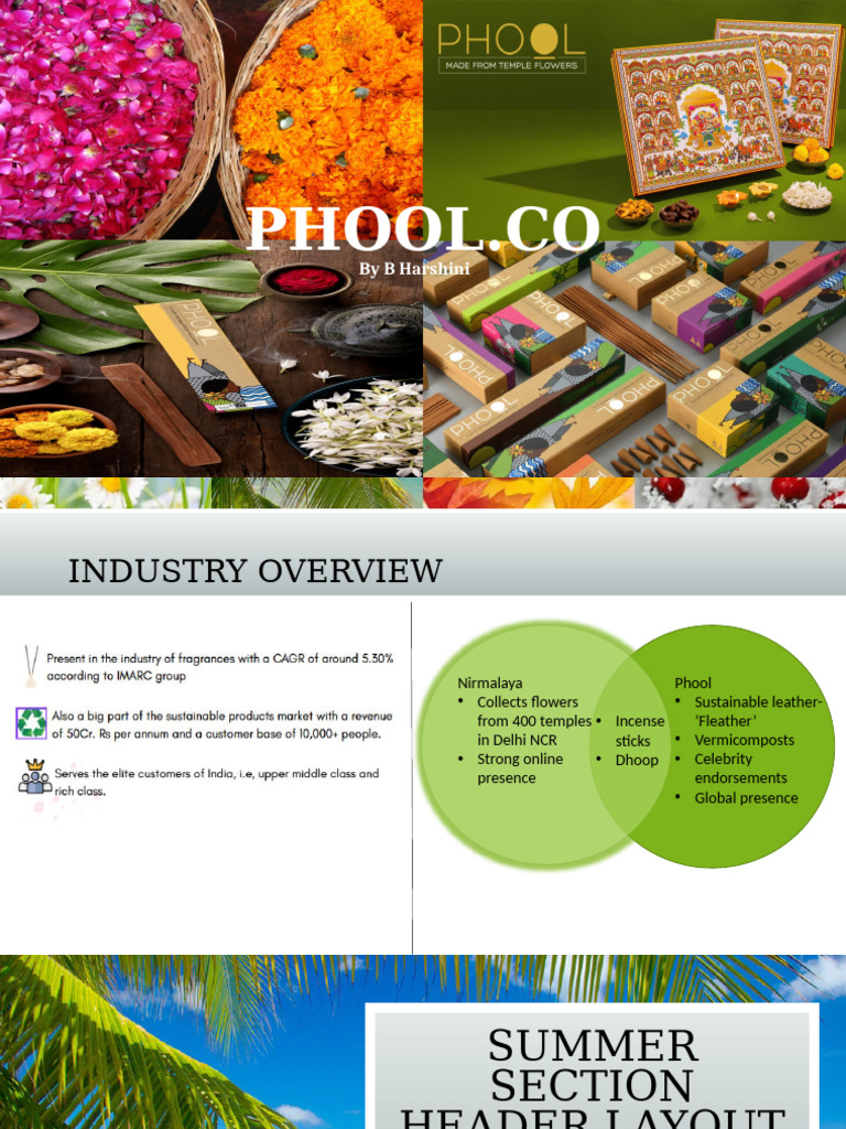 Nirmalaya: Sustainable Floral Solutions | PDF