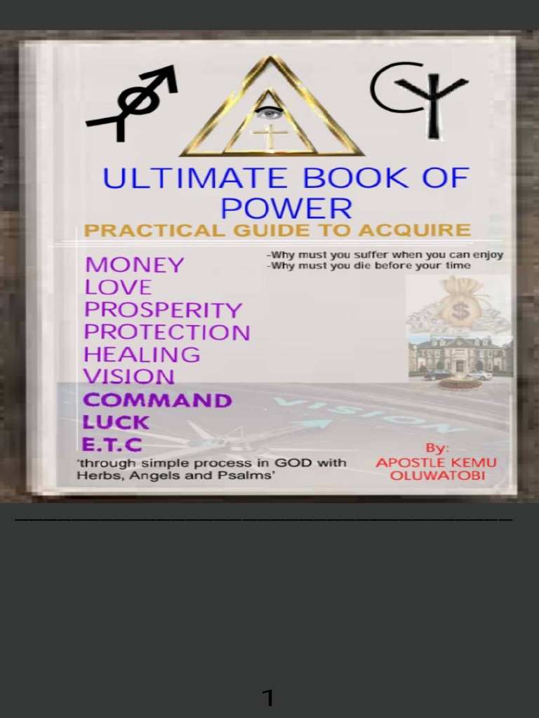 Ultimate Power Book for Spiritual Success | PDF | Knowledge | Water