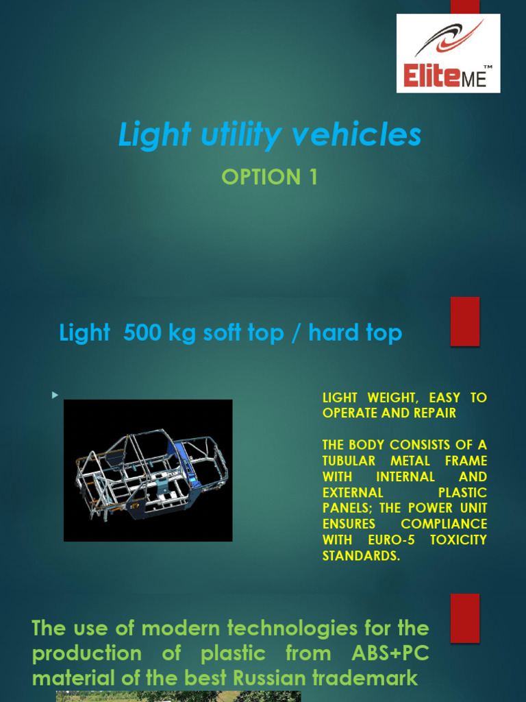 Light Utility Vehicles 522024 | PDF | Automotive Industry | Car
