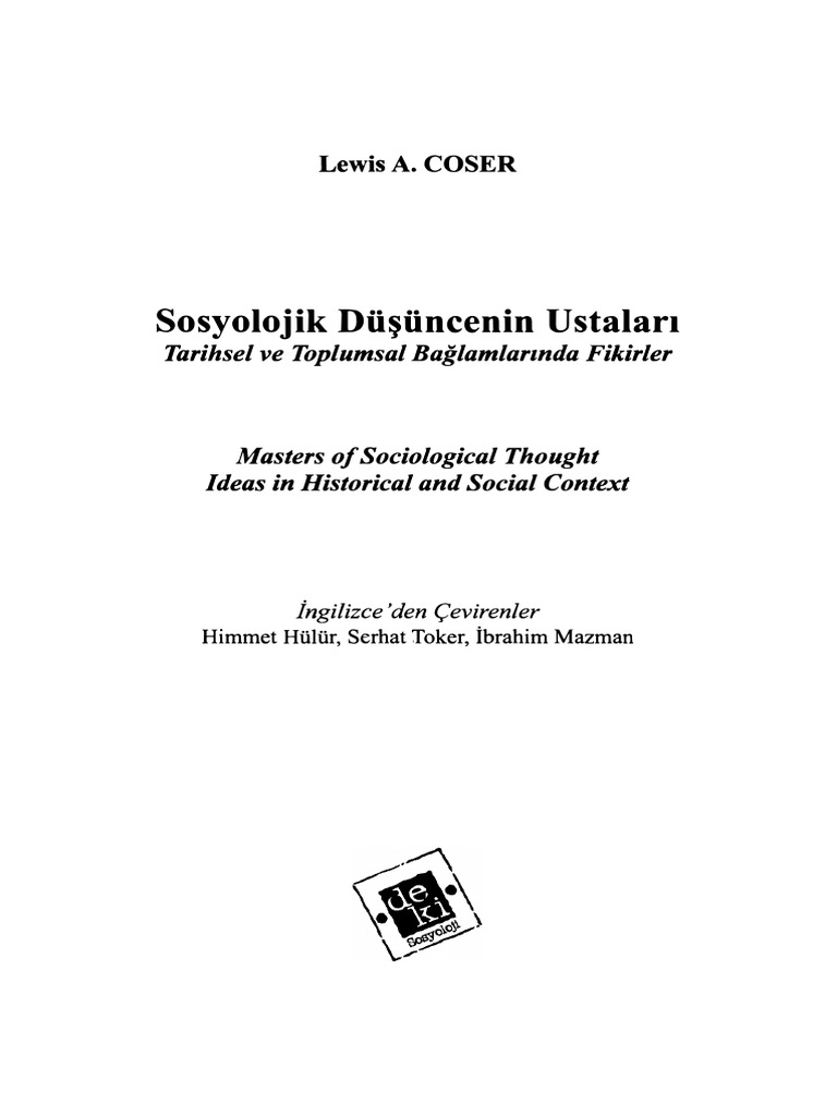 Lewis A Coser - Karl Marx - 251031 - 101923 | PDF