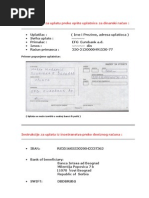 Obrazac 70 - Nalog Za Placanje U Inostranstvo - Uputstvo Za Popunjavanje | PDF