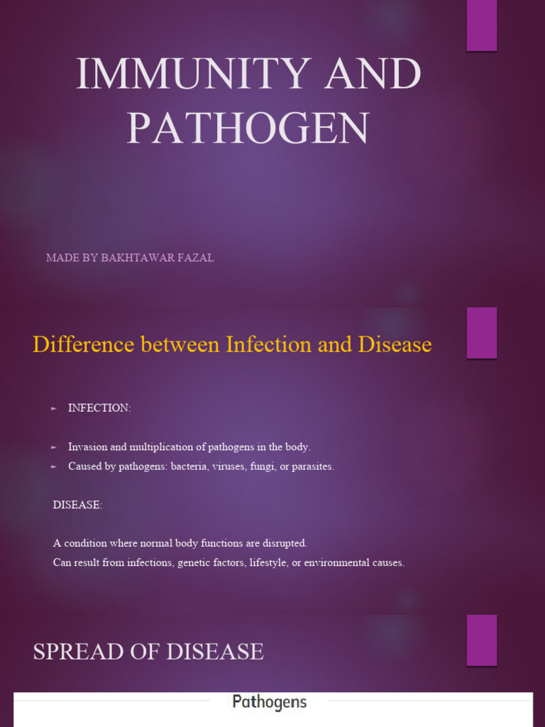 Immunity and Pathogens | PDF | Pathogen | Infection