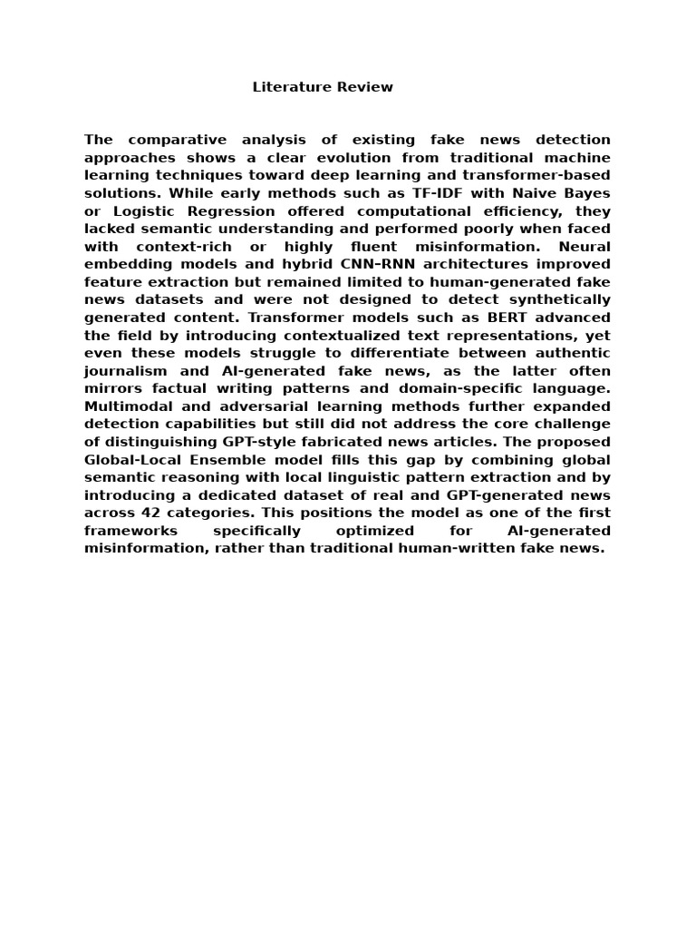 Literature Review | PDF